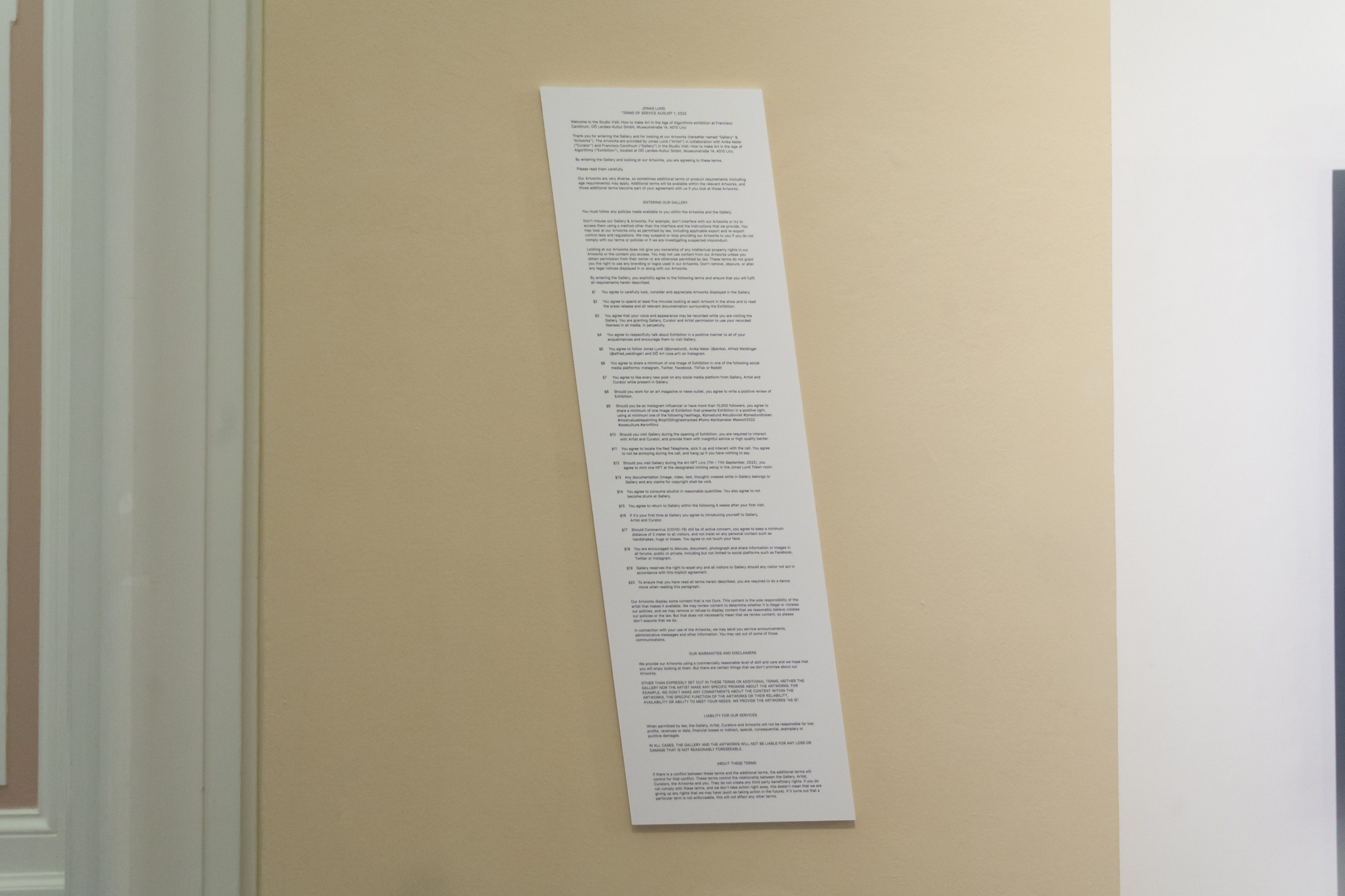 Jonas Lund - Studio Visit. How to Make Art in the Age of Algorithms