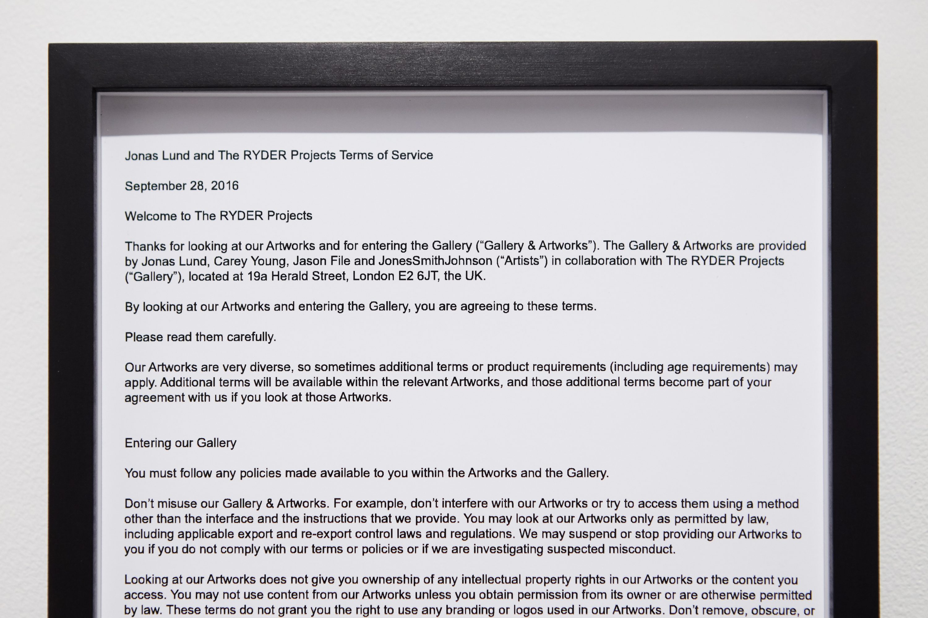 END-USER - Jonas Lund